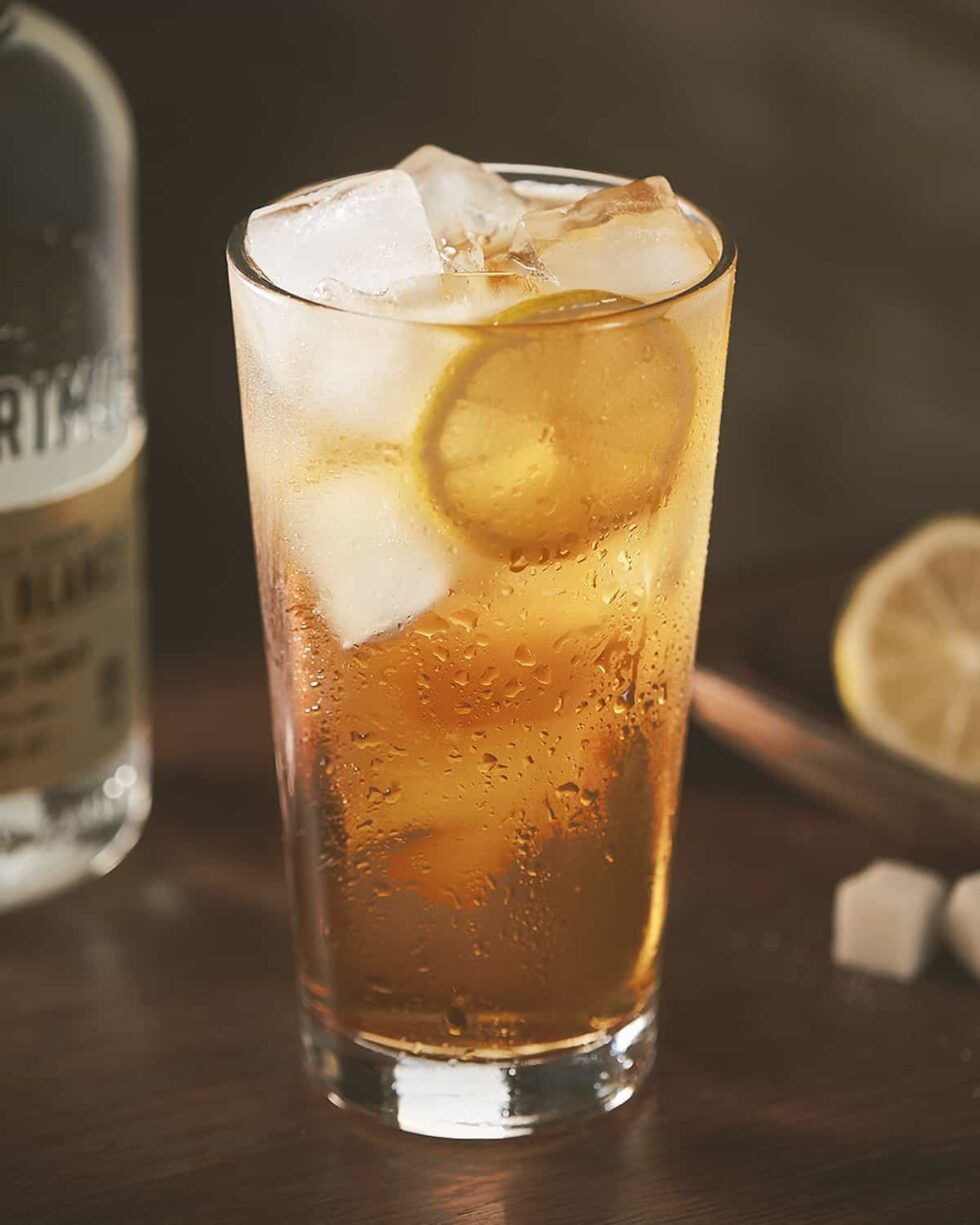 Spiked Sweet Tea - Dos Primos Tequila